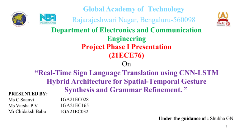 Sign Language Translation with CNN-LSTM: Project Presentation