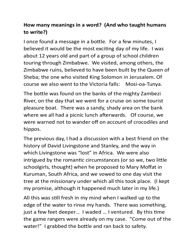 Beresheet: Meanings in Genesis & Christian Theology