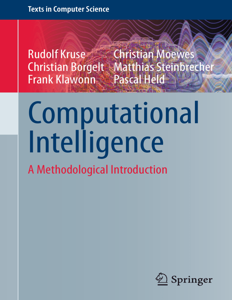 Computational Intelligence A Methodological Introduction