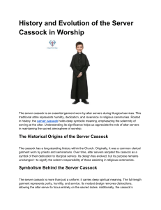 The Significance of Cassocks in Clergy Life