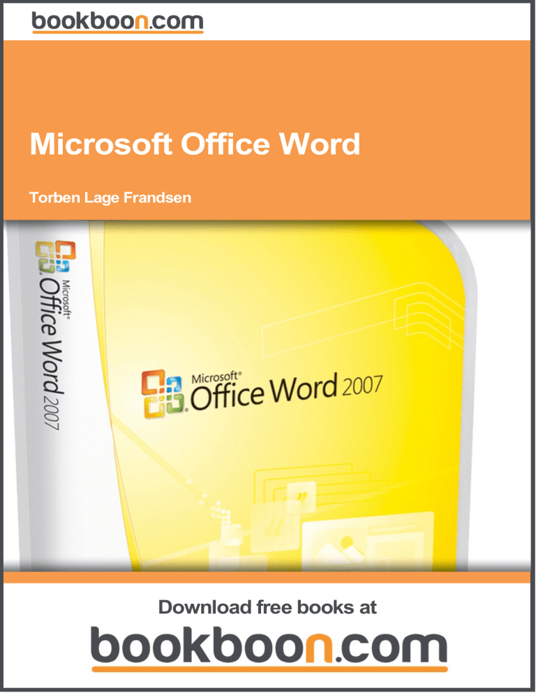 Microsoft Word 2007 Guide: Learn Word Processing