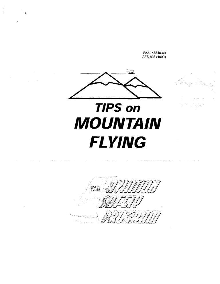 Mountain Flying Tips: FAA Safety Guide
