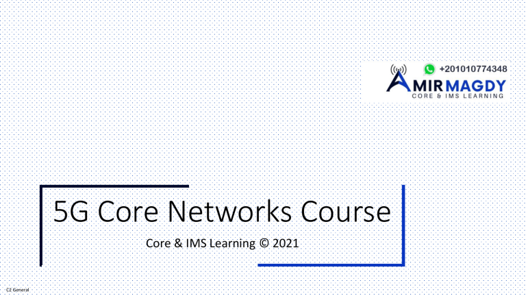 5G Core Networks: Architecture & Deployment Options
