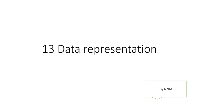 Data Representation: User-Defined Types & File Organization