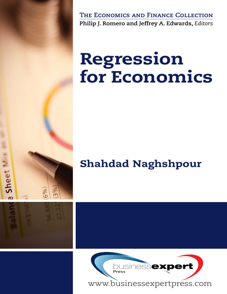 Regression for Economics: A Practical Guide
