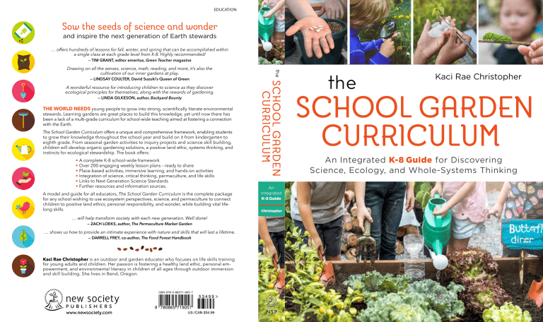 School Garden Curriculum: Integrated K-8 Guide