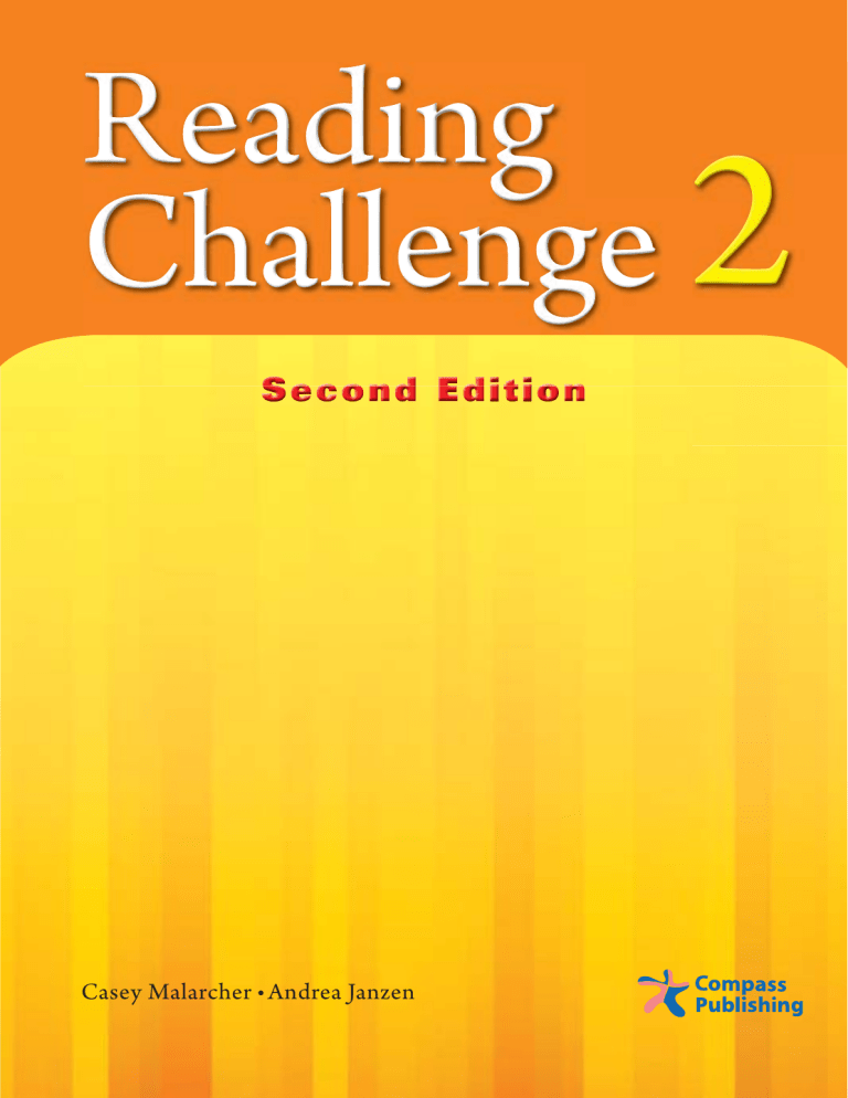 Reading Challenge 2: Improve Reading Comprehension