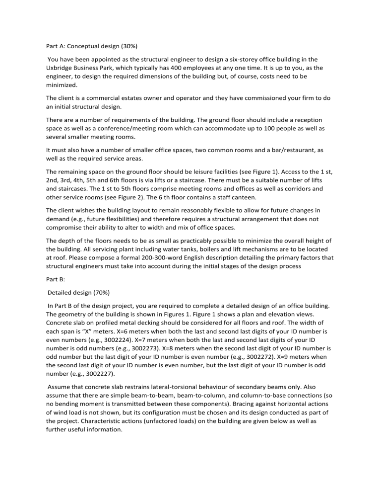 Office Building Structural Design Project - Eurocode 3