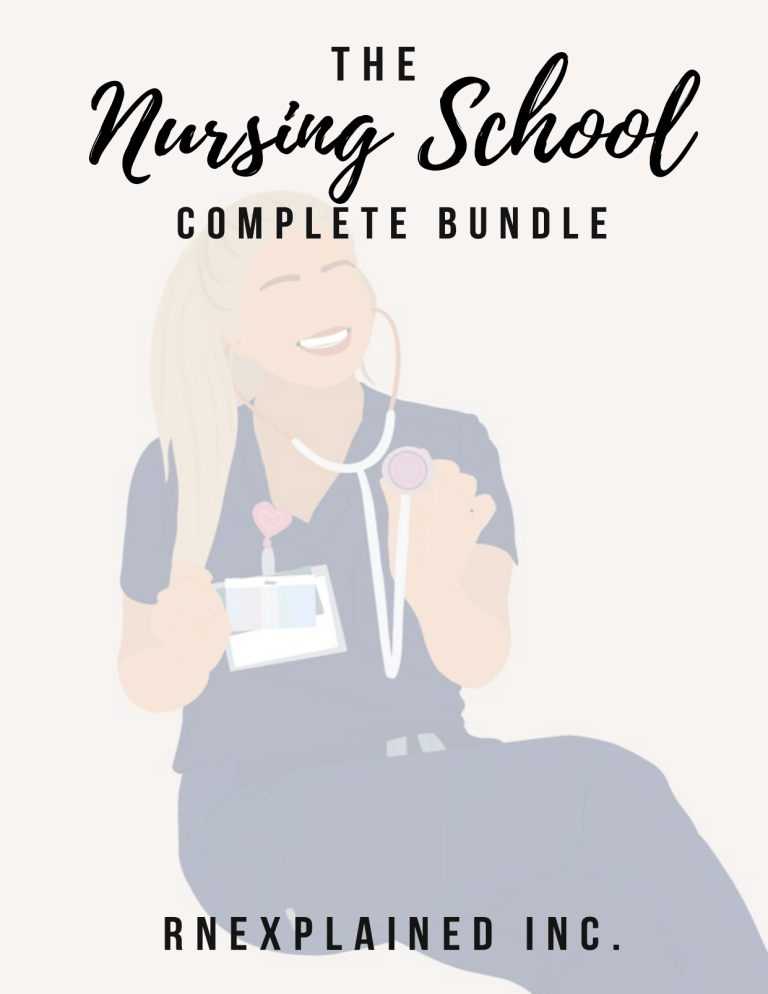 Nursing School Cheat Sheets: Fundamentals & More
