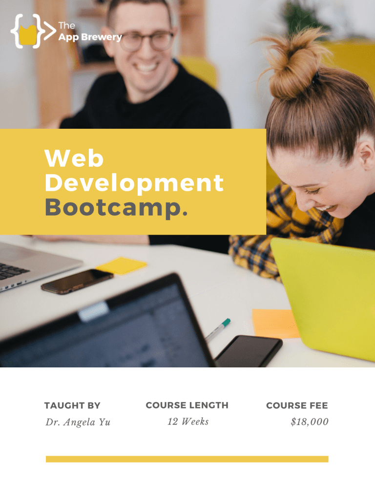 Web Development Bootcamp Syllabus: Full Course Overview