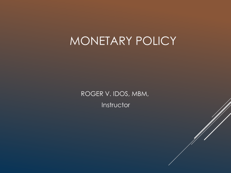 Monetary Policy Explained: Objectives & Tools