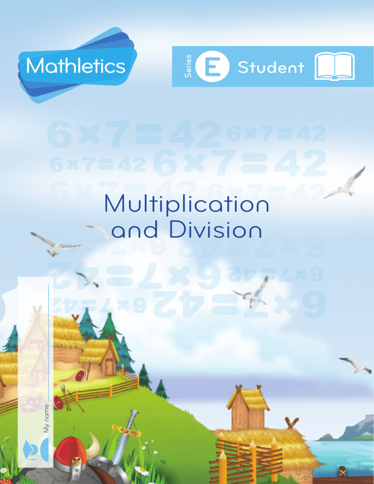 Multiplication & Division Workbook - Elementary Math