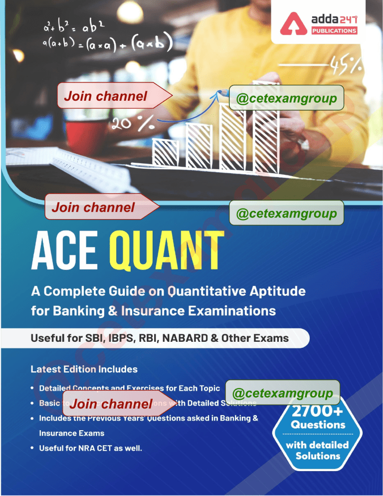 Quantitative Aptitude Guide for Banking & Insurance Exams