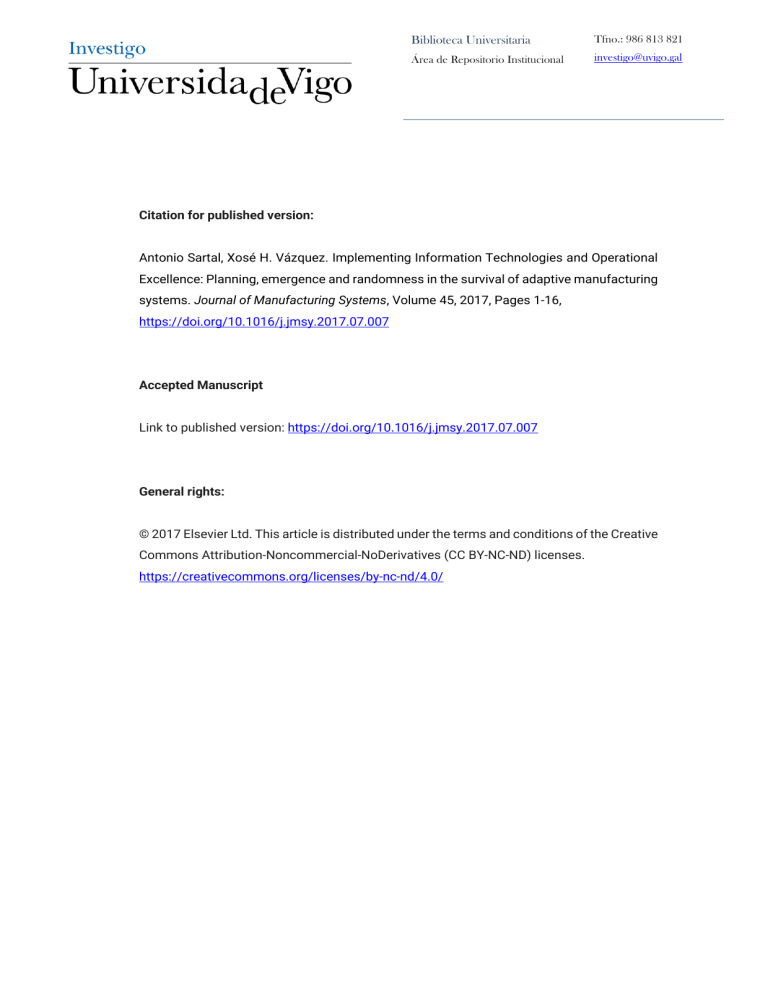 IT & Operational Excellence: A Longitudinal Case Study