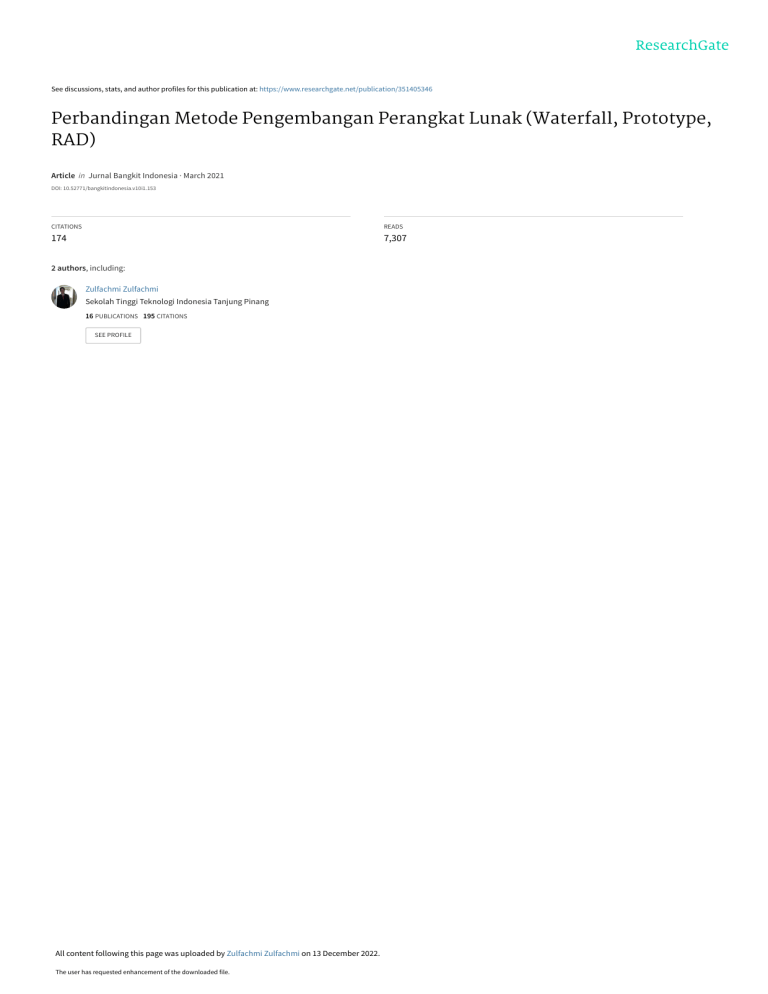 Waterfall vs Prototype vs RAD: Perbandingan Pengembangan Perangkat Lunak