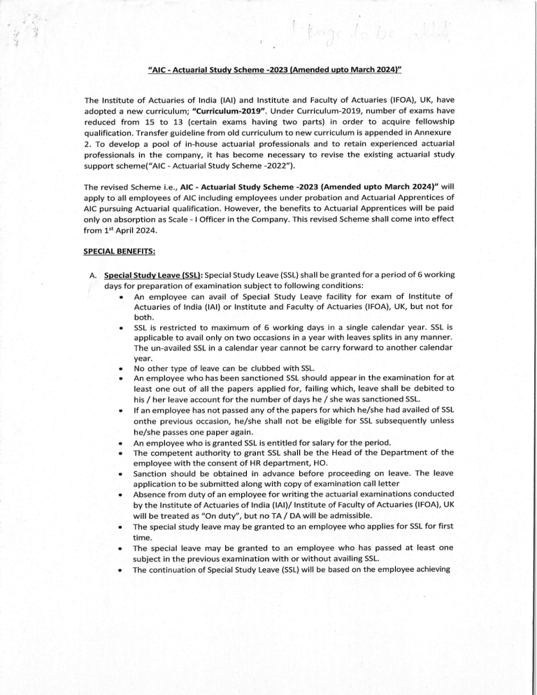 AIC Actuarial Study Scheme 2023: Benefits & Guidelines