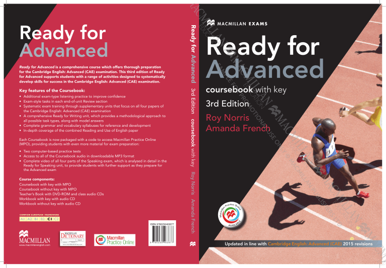 Ready for Advanced: CAE Exam Coursebook