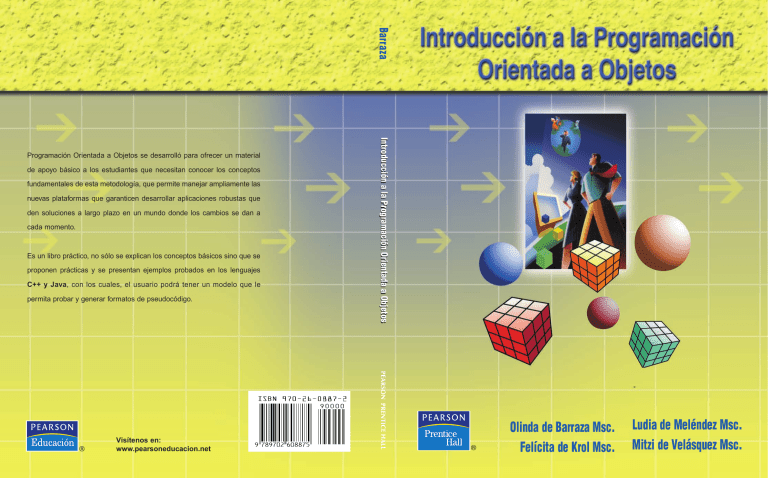 Libro de Texto: Introducción a la Programación Orientada a Objetos