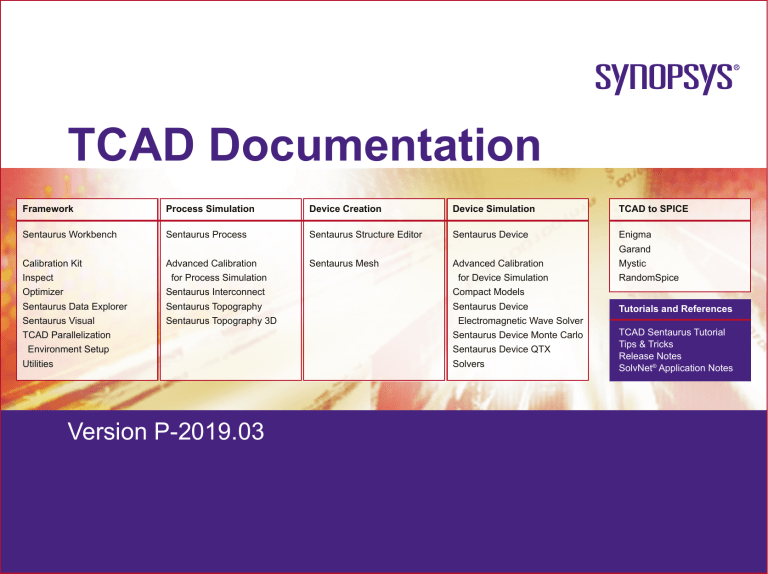 TCAD Documentation: Process & Device Simulation Guide