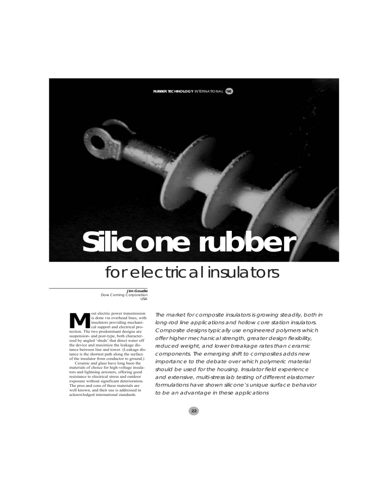 Silicone Rubber for Electrical Insulators: Properties & Uses