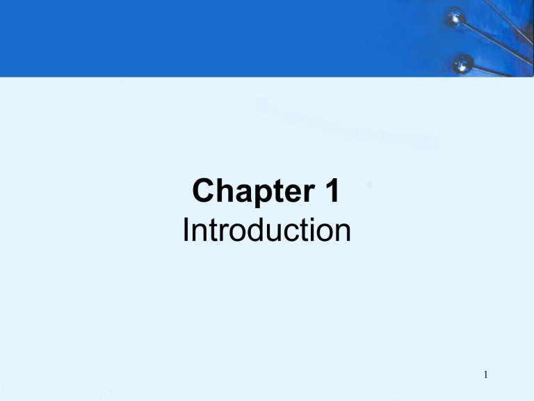 Chapter 1 (Computer Architecture)