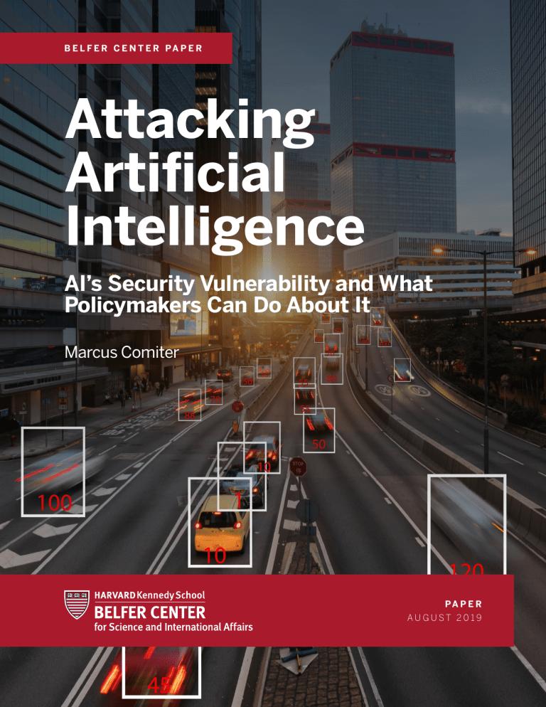 Attacking Artificial Intelligence: AI Security Vulnerability