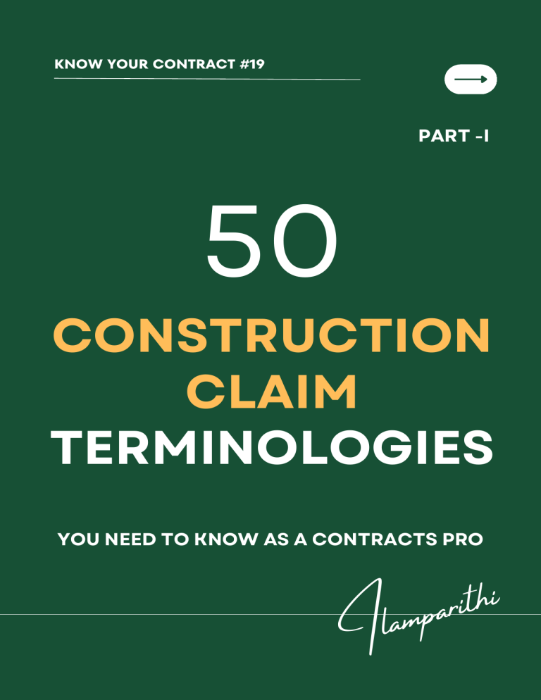 Construction Claim Terminology: 50 Key Terms