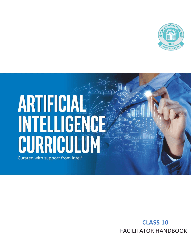 AI Curriculum: Class 10 Facilitator Handbook