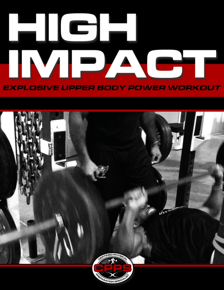 High Impact Explosive Upper Body Power Workout for Athletes