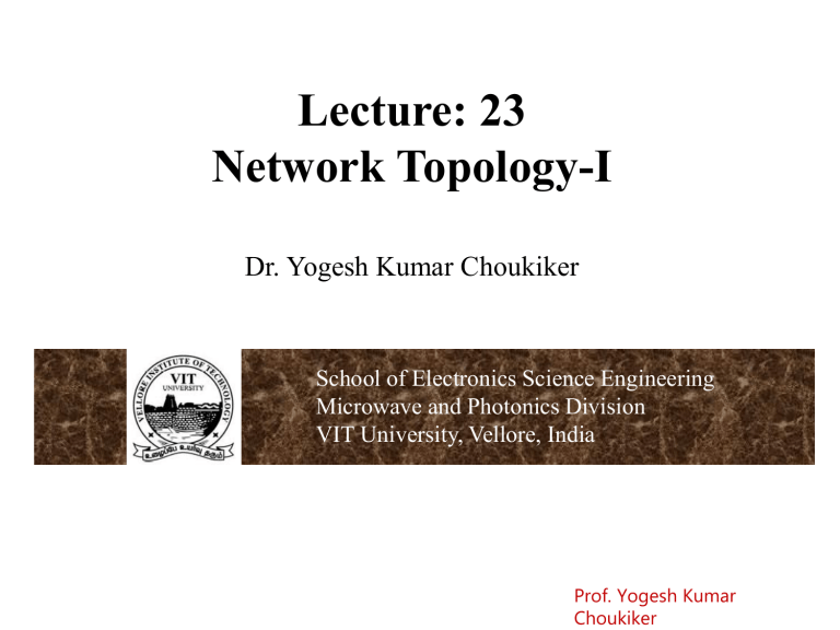 Network Topology: Graph Theory in Electrical Networks
