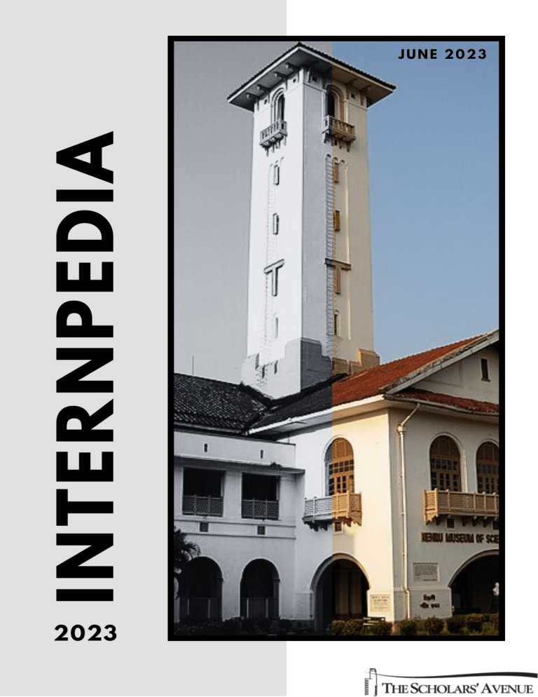 Internship Guide: Internpedia June 2023