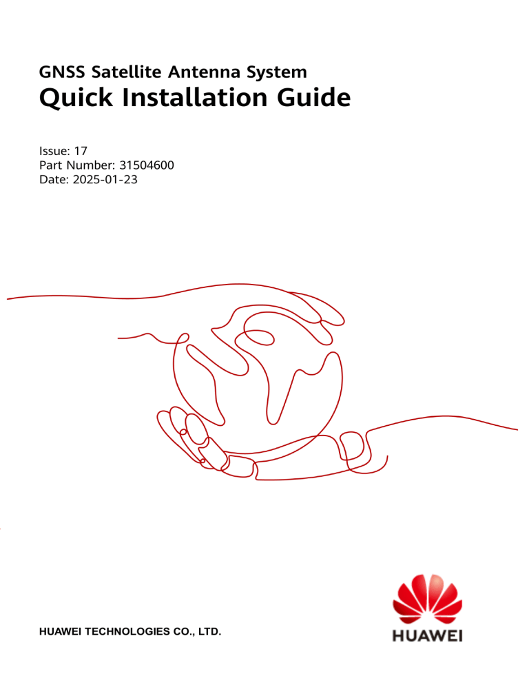 GNSS Antenna System Quick Installation Guide