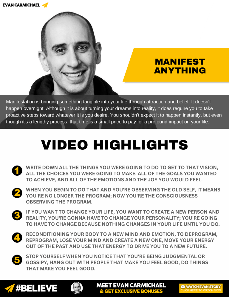 Manifest Anything: Guide to Attraction & Belief