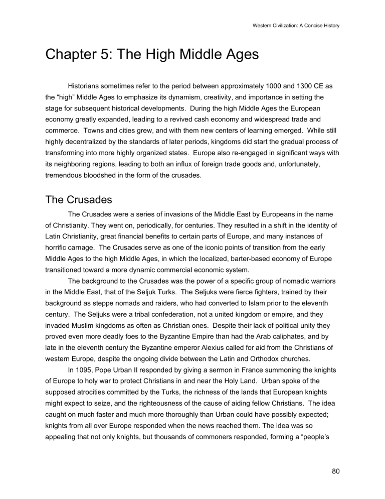 High Middle Ages & Crusades: A Concise History