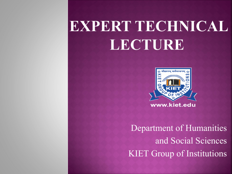 Expert Technical Lectures: Clarity & Analysis