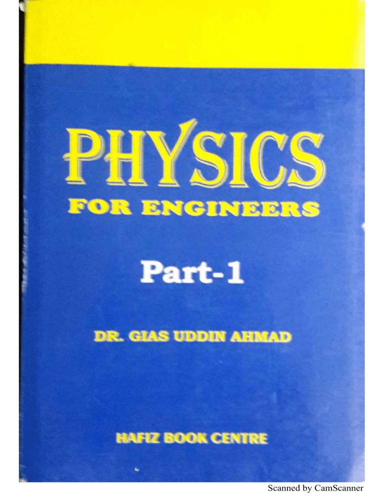 Physics for Engineers Part-1 Textbook