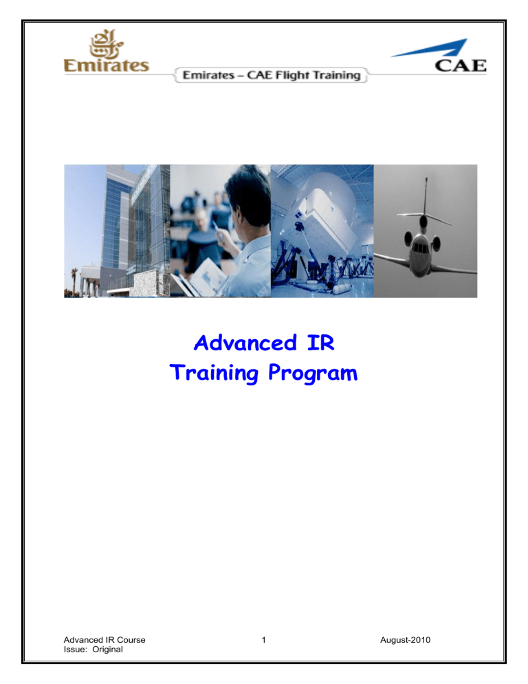 Advanced IR Training Program: Course & Curriculum