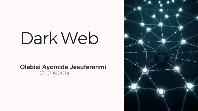 Dark Web: Introduction, Risks, and Future Trends