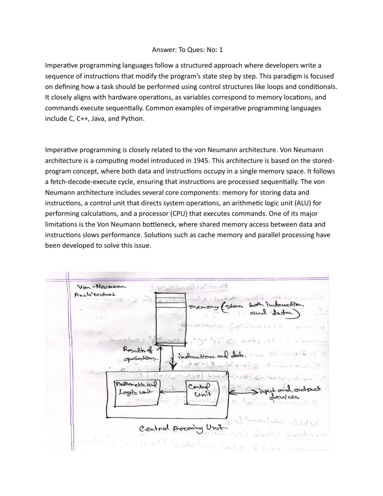 Computer Science Exam Answers: Programming Concepts