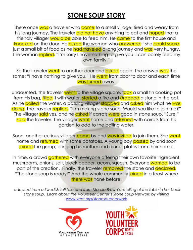 Stone Soup Story: A Folktale About Sharing and Community