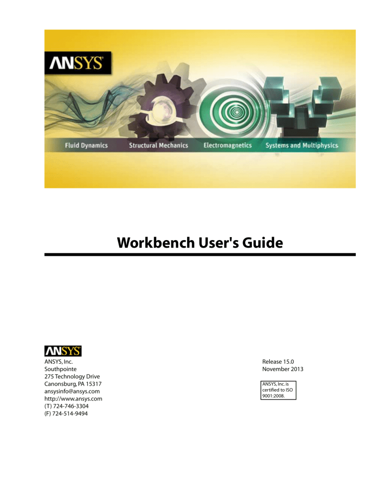 ANSYS Workbench User's Guide