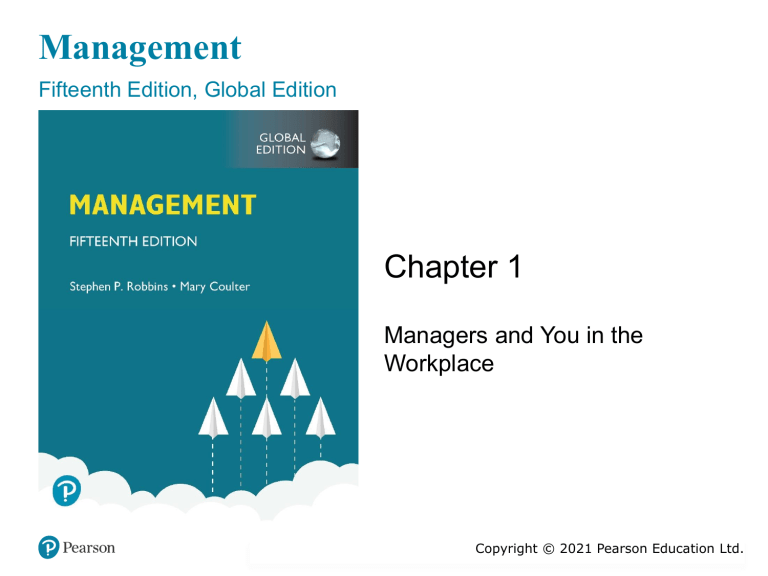 Management: Managers and You in the Workplace