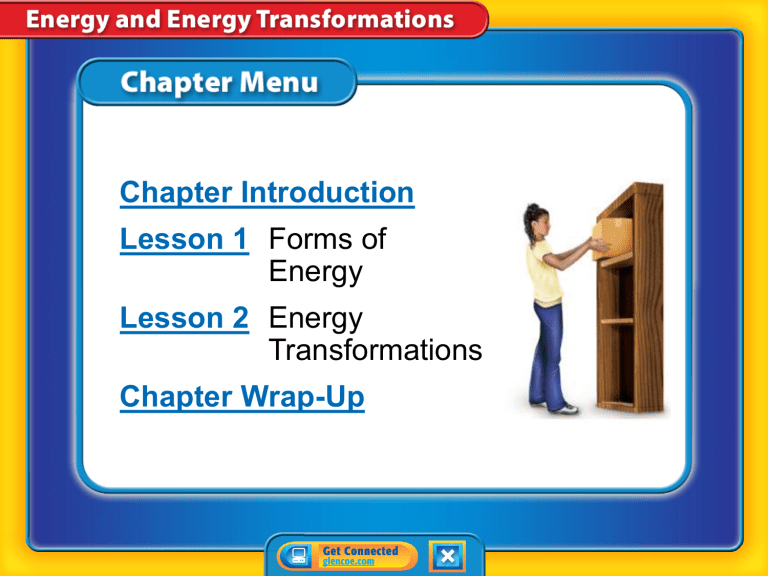 Energy and Energy Transformations Presentation