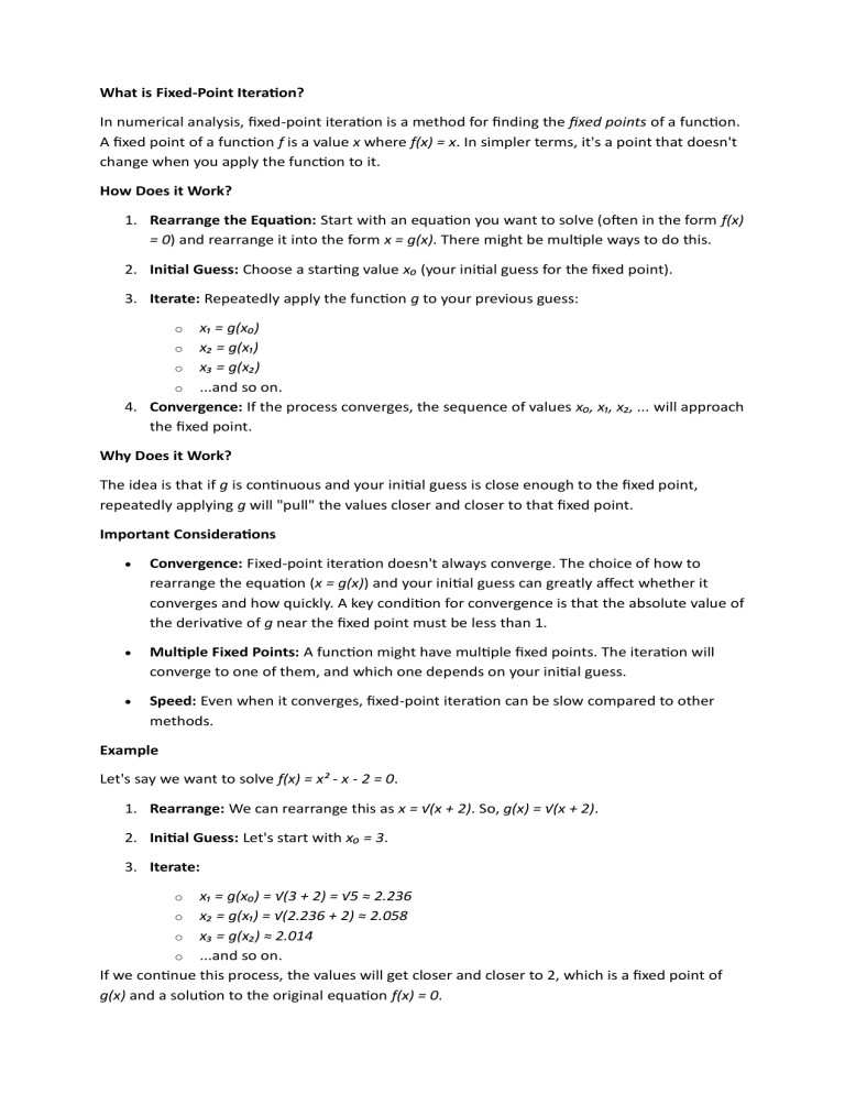 Fixed-Point, Newton-Raphson, Secant Methods Explained