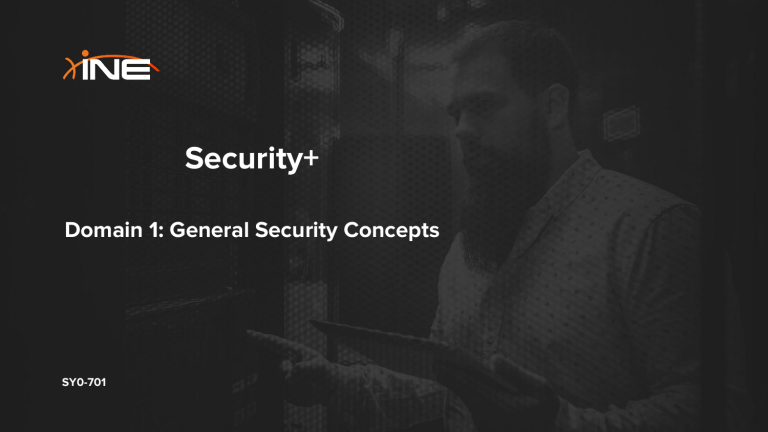 Security+ Domain 1: General Security Concepts (SY0-701)