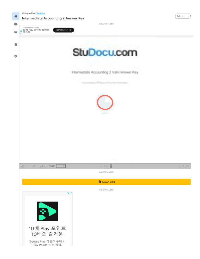 Intermediate Accounting 2 Answer Key