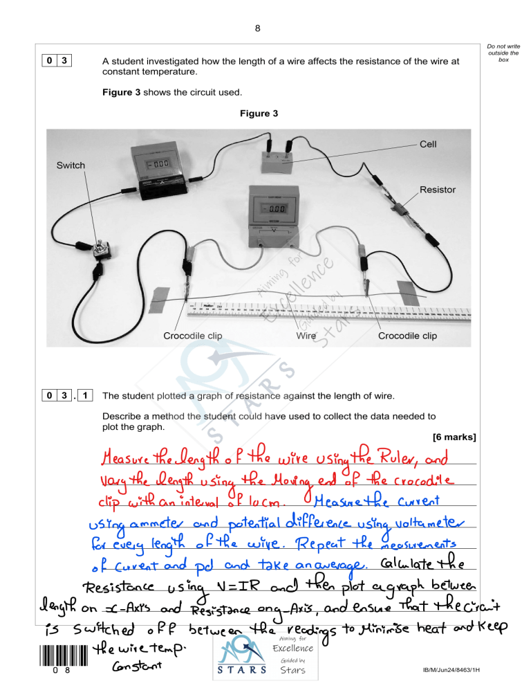 Wire Resistance Experiment: Exam Question