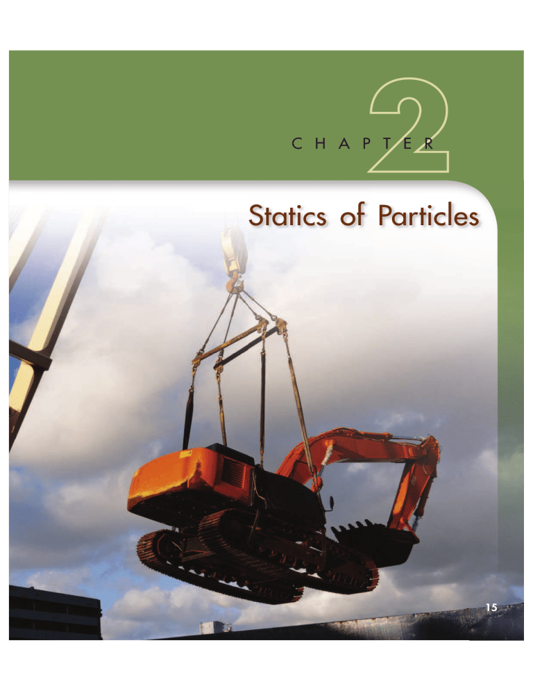 Statics of Particles: Force, Vectors, Equilibrium