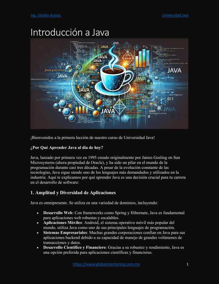 Introducción a la Programación Java: Resumen del Curso