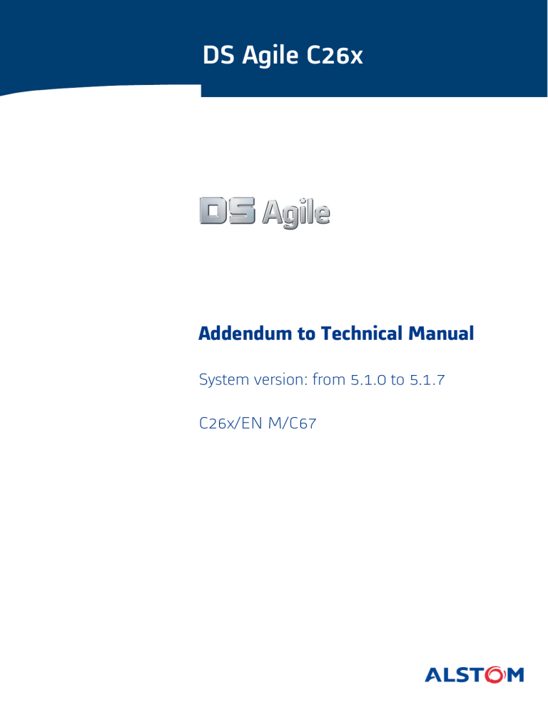 DS Agile C26x Firewall Addendum: Network Security